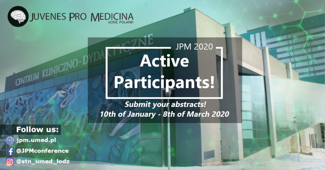 Submit your abstract! JUVENES PRO MEDICINA 2020 - MEDizzy Journal
