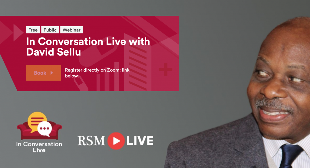 In Conversation Live with David Sellu - MEDizzy Journal